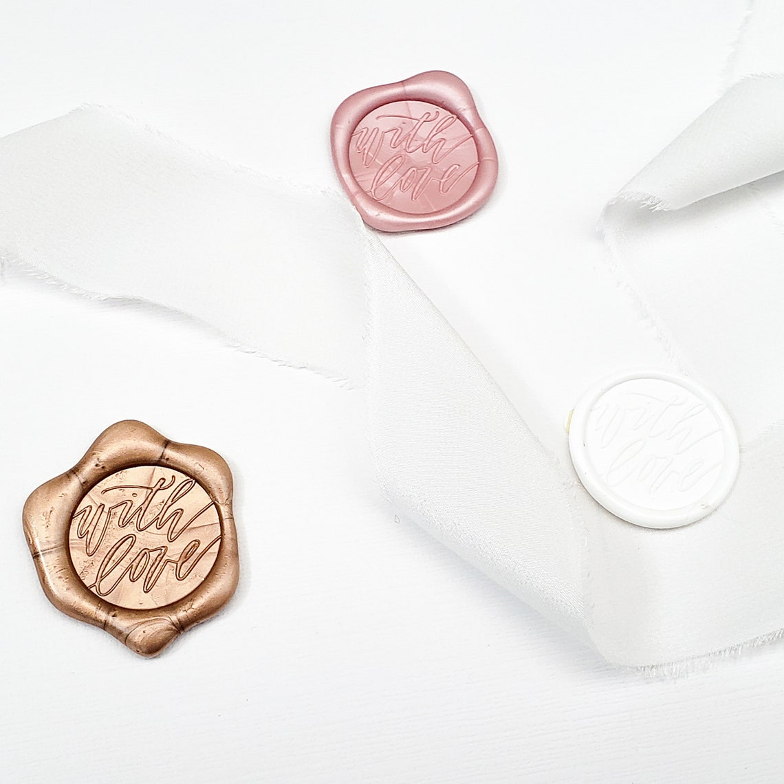 With Love Self Adhesive Wax Seals Self Stick Wax Seal Peel - Etsy