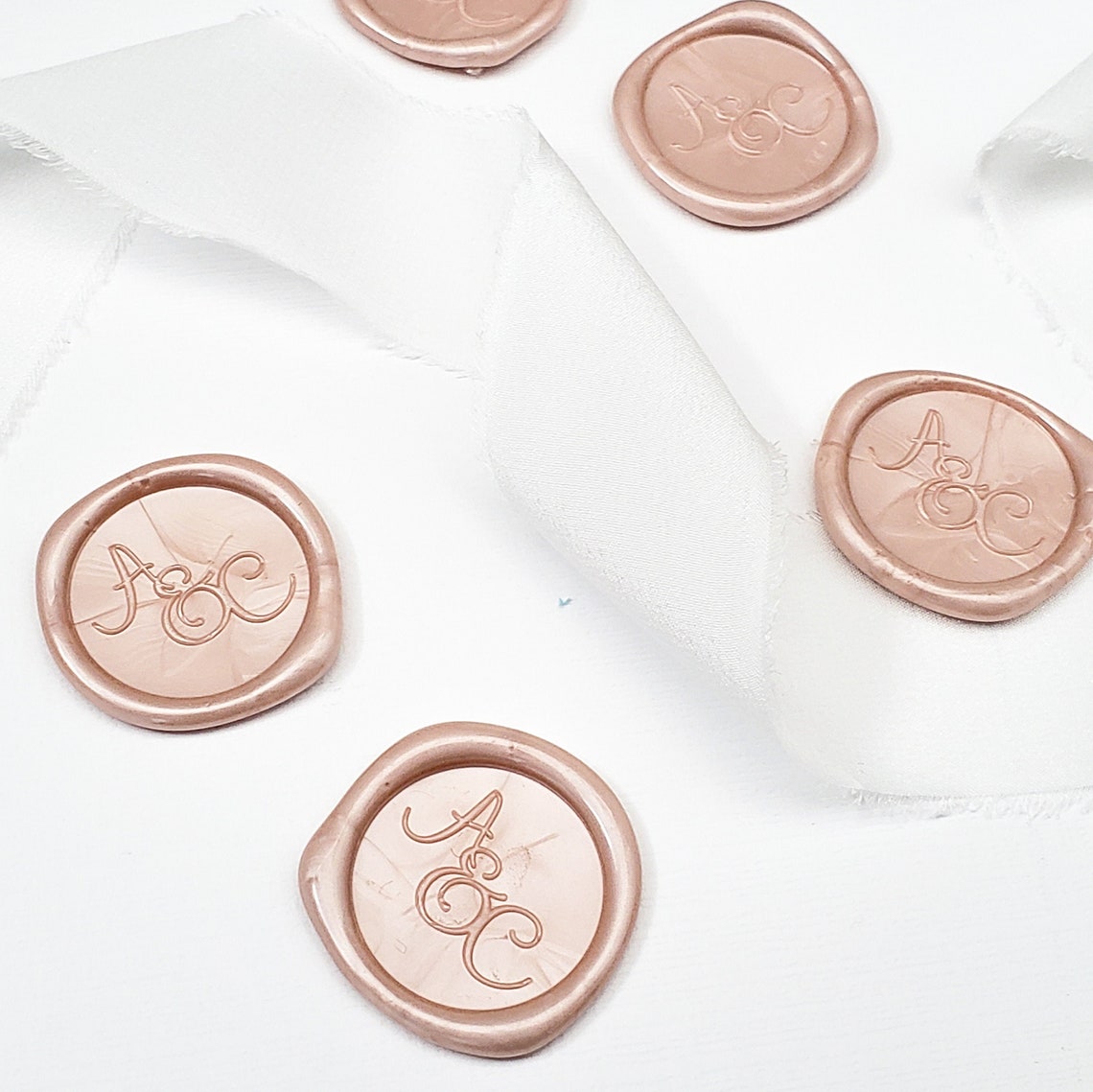 Custom Monogram Wax Stickers Self Adhesive Wax Seals | Etsy