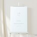EMILEE | Simple Wedding Welcome Sign, Modern Wedding Sign Printable ...