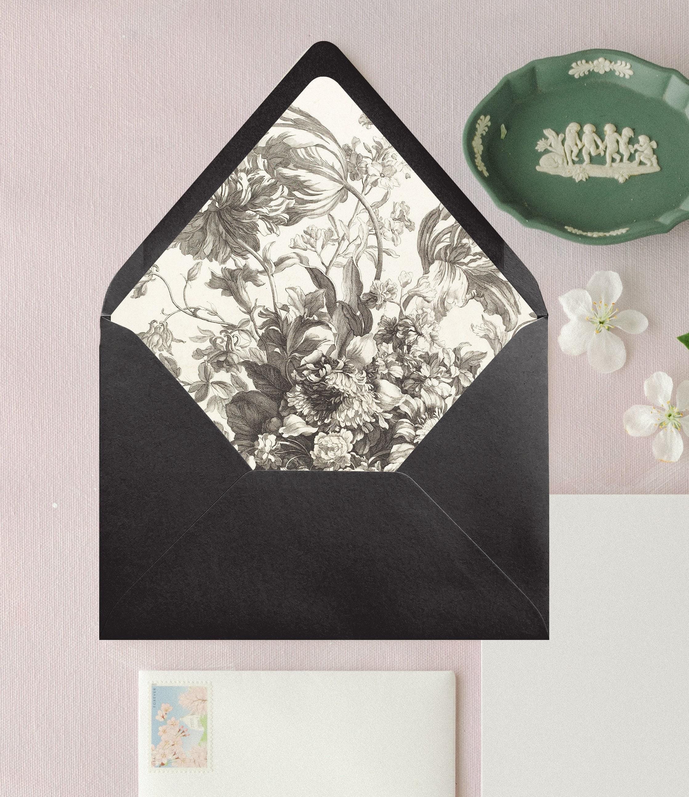 BASKET of SPRING FLOWERS Fine Art Wedding Envelope Liner by Monnoyer ...