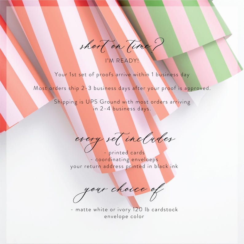 Holly Jolly Watercolor Christmas Card Printed, Grandmillenial Christmas ...