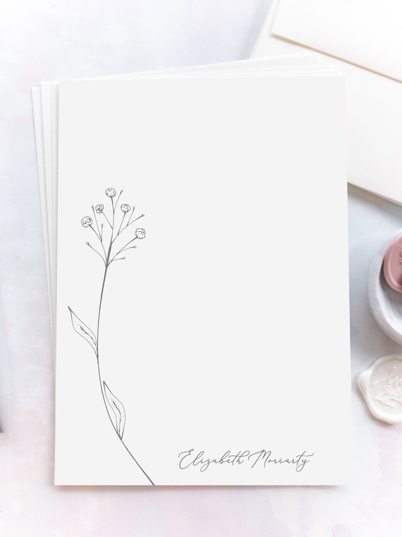 Sophisticated Letter Writing Stationery Set | Personalized Gift ...