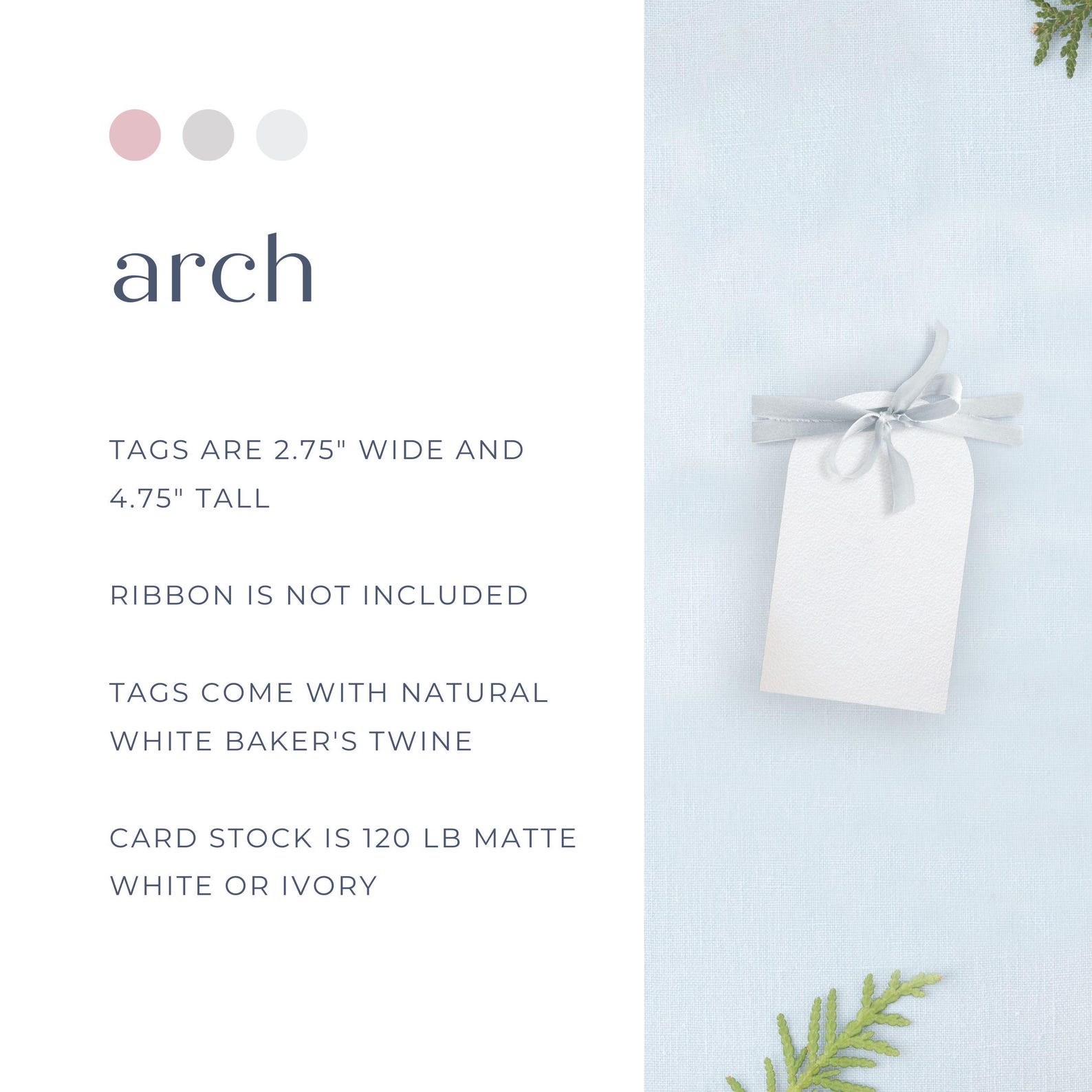 Custom Monogram Crest Gift Tags for Weddings | Printed Gift Tags ...