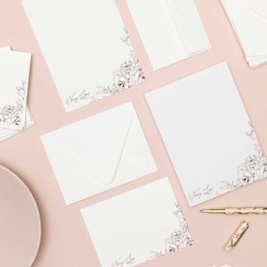 Sophisticated Letter Writing Stationery Set | Personalized Gift ...