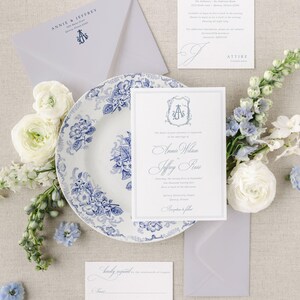 ANNIE | Custom Classic, Elegant Calligraphy Wedding Invitations With ...