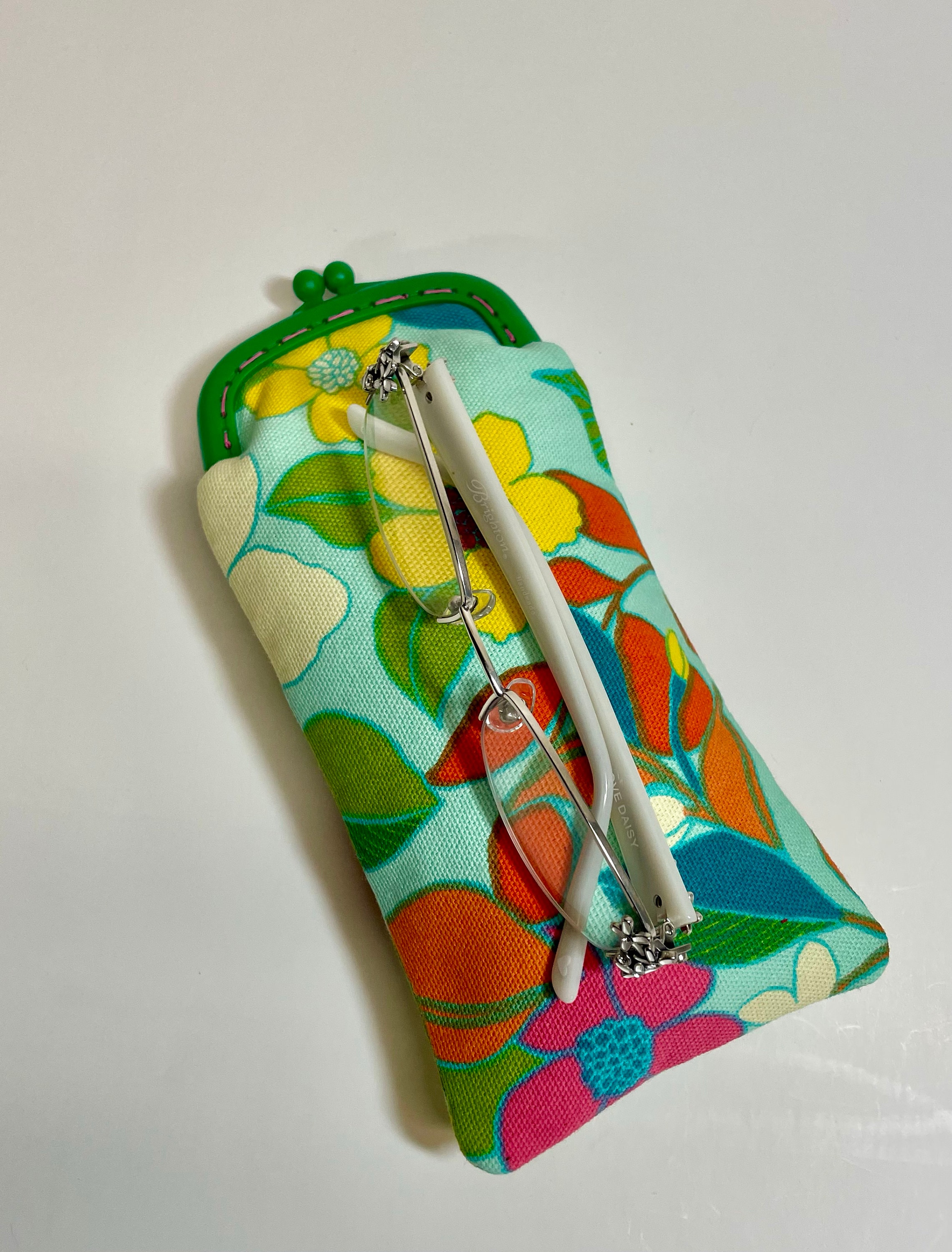 Green Small Eyeglass Case - Etsy