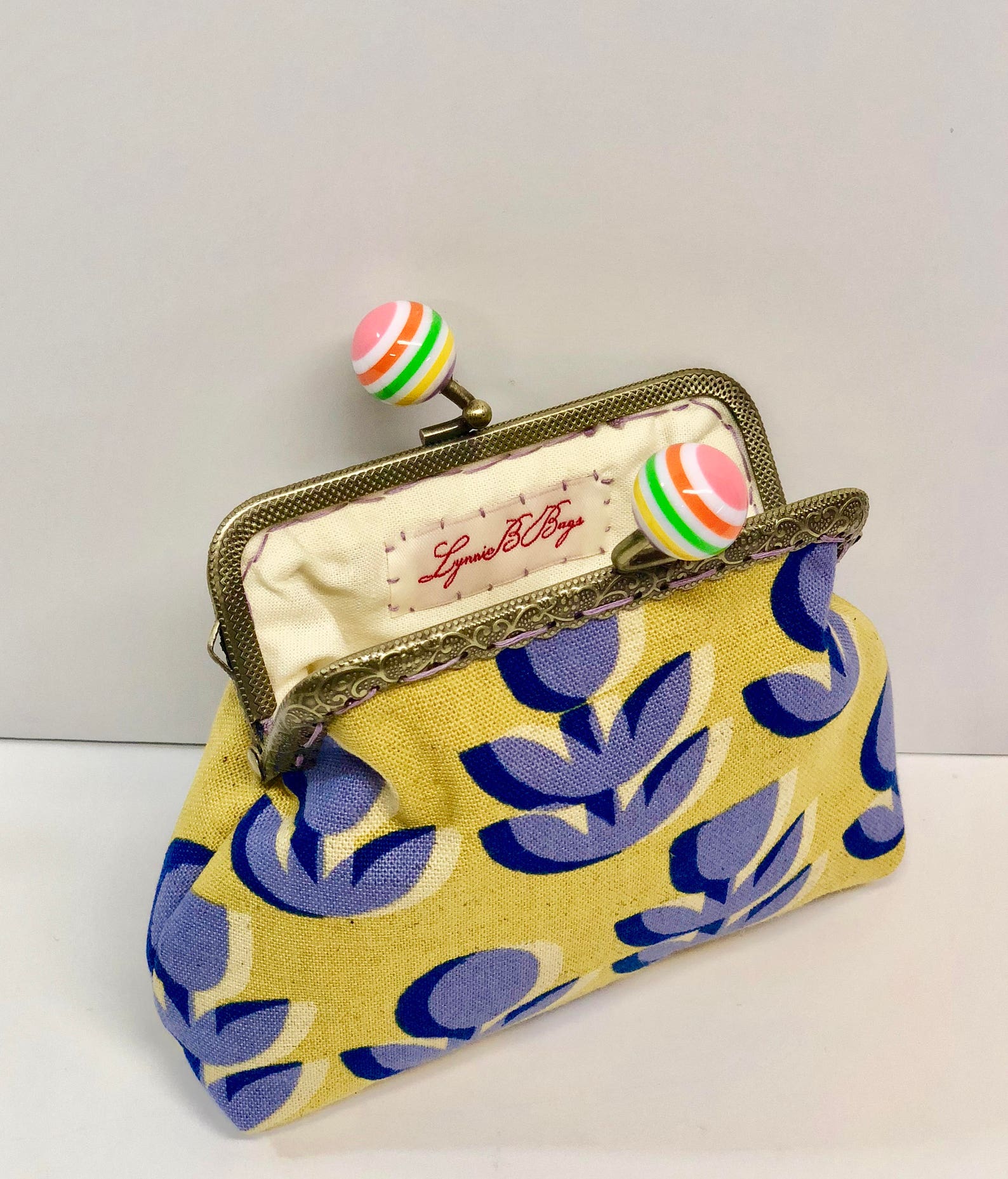 Rainbow Ball Coin Purse Purple - Etsy