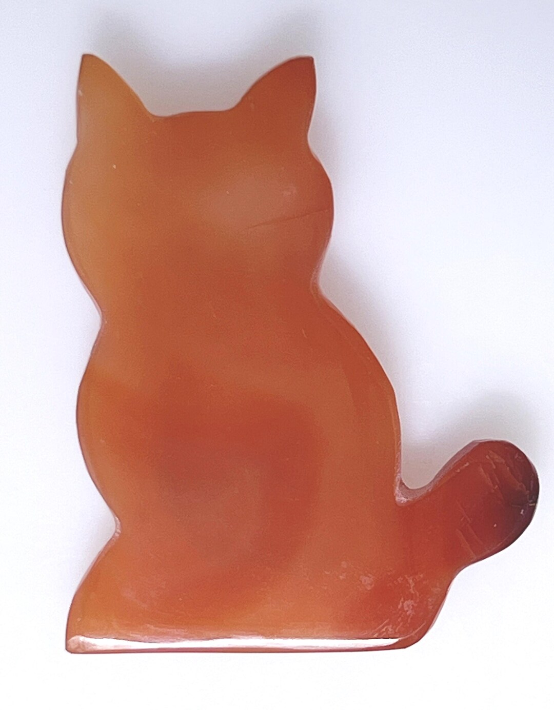 Carnelian Carved Cat Silhouette, Great for a Pendant, 120.16 Carats 016 ...