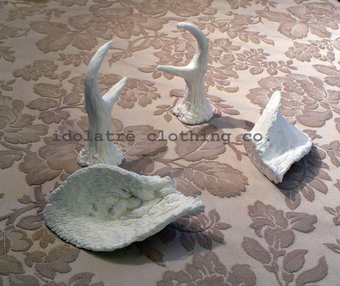 Unpainted Mini Antlers and Ears - Etsy