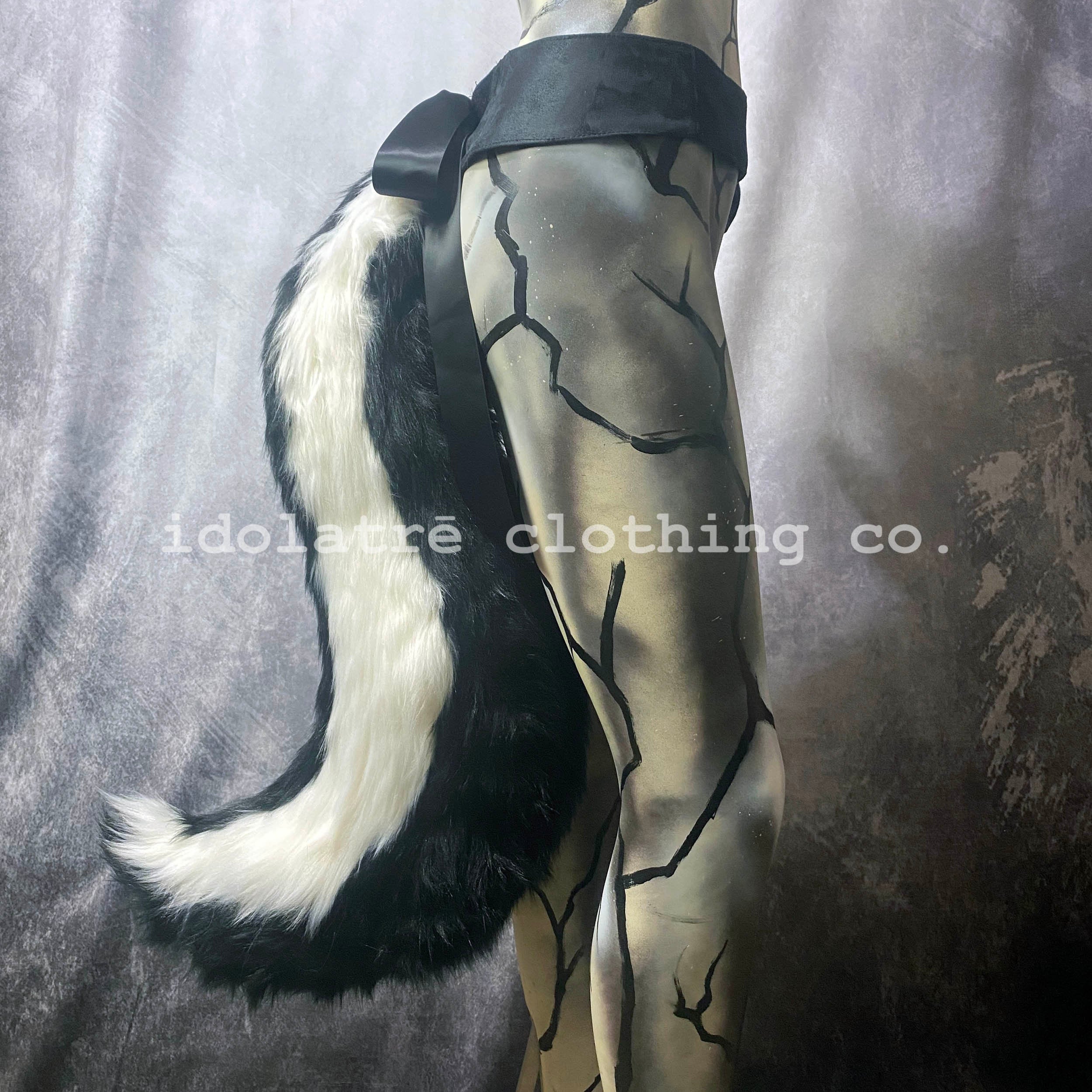 Vertical Striped Soft Sculpture Tail Buckle Belt | Etsy