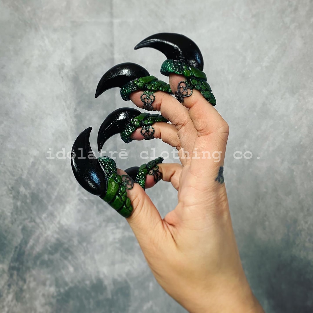 Avian or Reptile Fantasy Claw Rings - Etsy