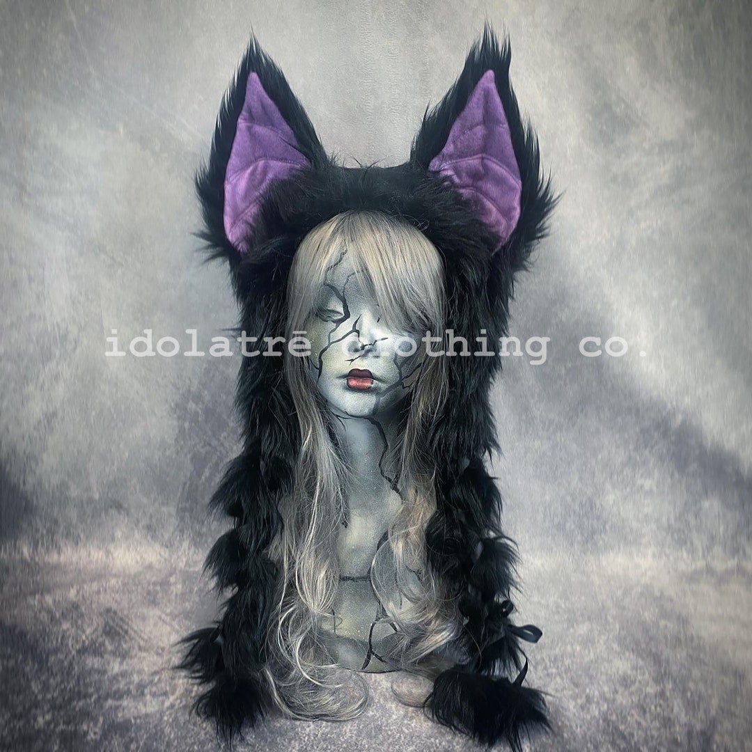Bat Ear Soft Sculpture Hat - Etsy