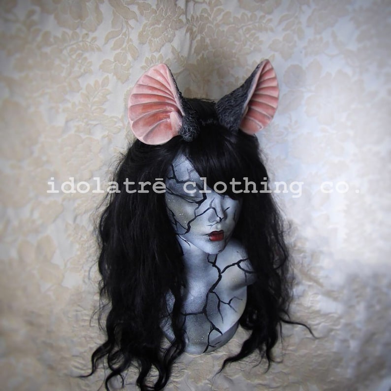 Bat Ear Fantasy Headband - Etsy