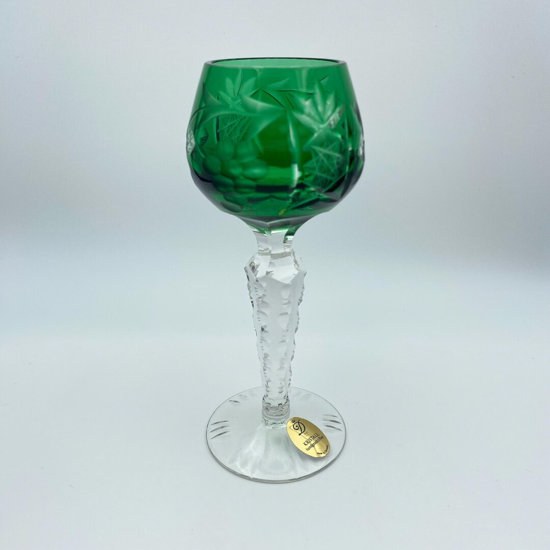 13 Cm Lead Crystal Liqueur Glass, Dresden Grape-shaped Schnapps Glass ...
