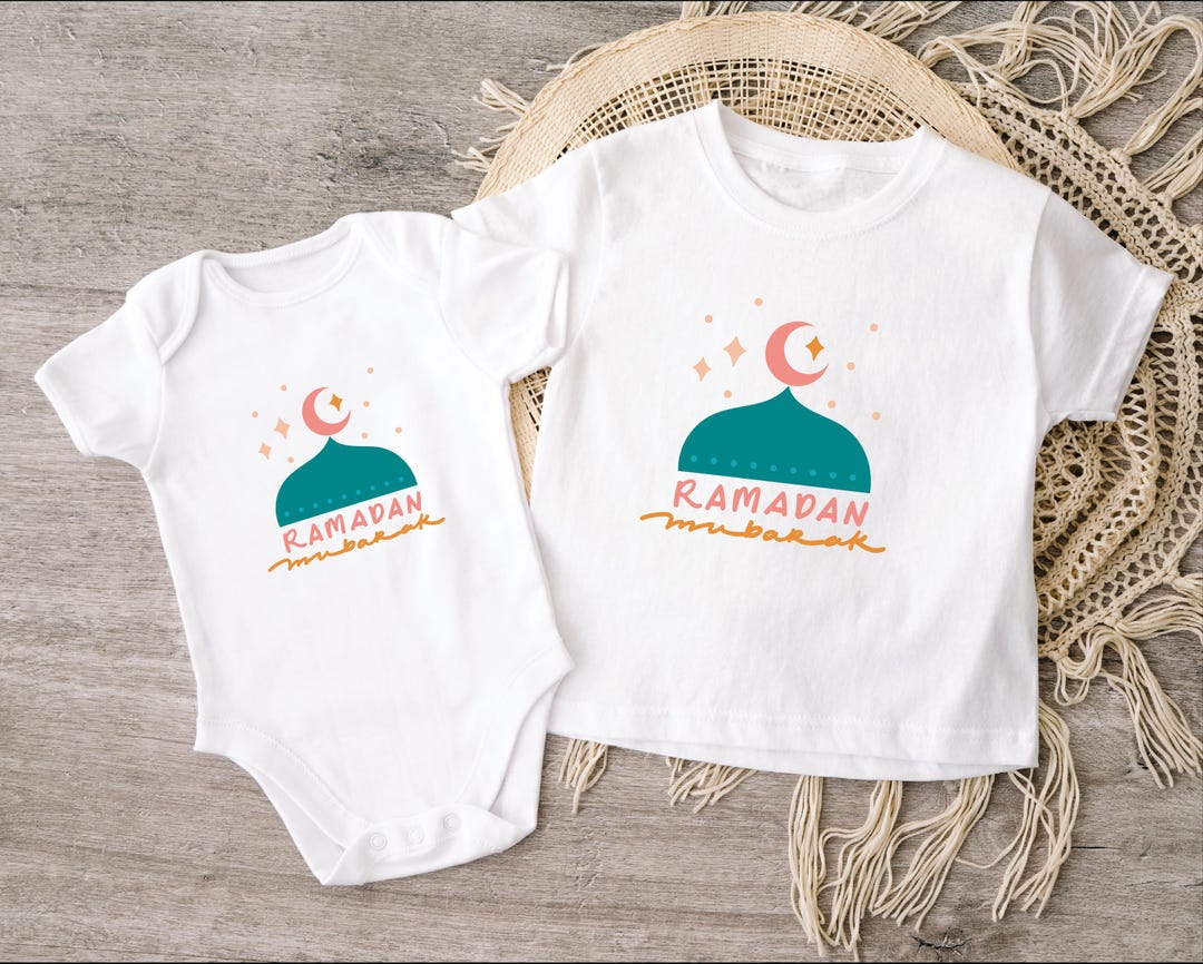 Ramadan Mubarak Baby Onesie or Toddler Shirt: Islamic Eid Outfit - Etsy