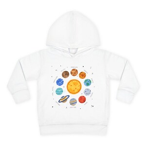 Kids Solar System Hoodie: Planet Print Space Sweatshirt - Etsy