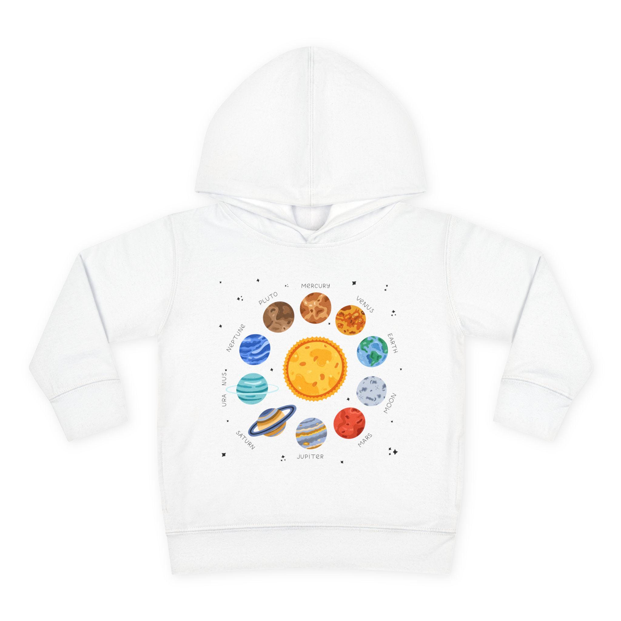 Kids Solar System Hoodie: Planet Print Space Sweatshirt - Etsy