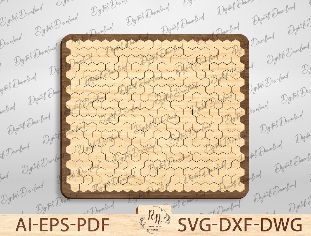 Puzzle Piece Svg, Laser Cut Wooden Puzzle Game Digital File, Puzzles ...