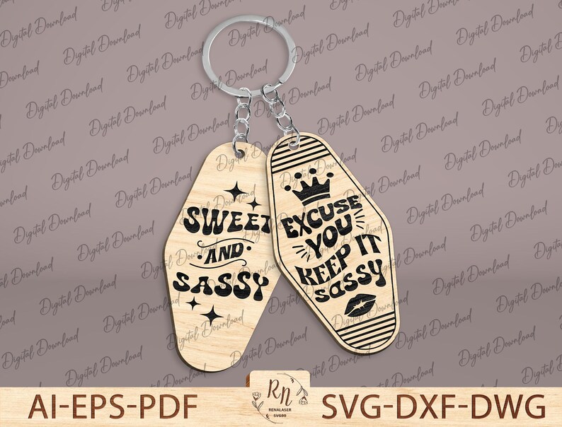 Snarky Motel Keychain SVG Bundle, Sarcastic Motel Keychain Svg, Adult ...