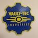 10” Vault Tec Wall Hanger Gear Logo Fallout Retro Art - Etsy