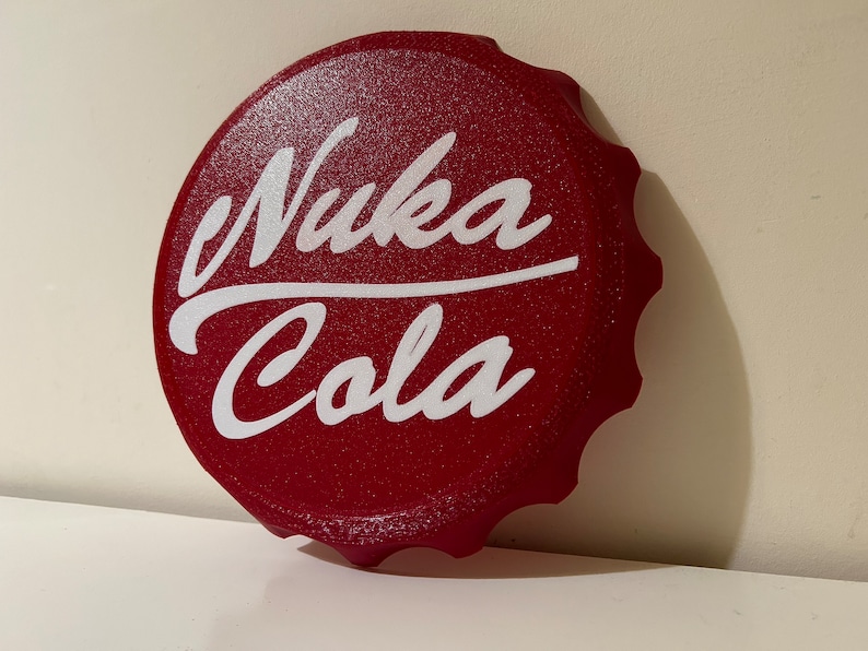 10” Nuka Cola Wall Hanger Bottlecap Retro Art - Etsy