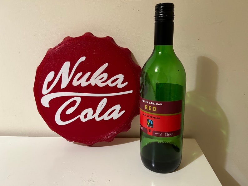 10” Nuka Cola Wall Hanger Bottlecap Retro Art - Etsy