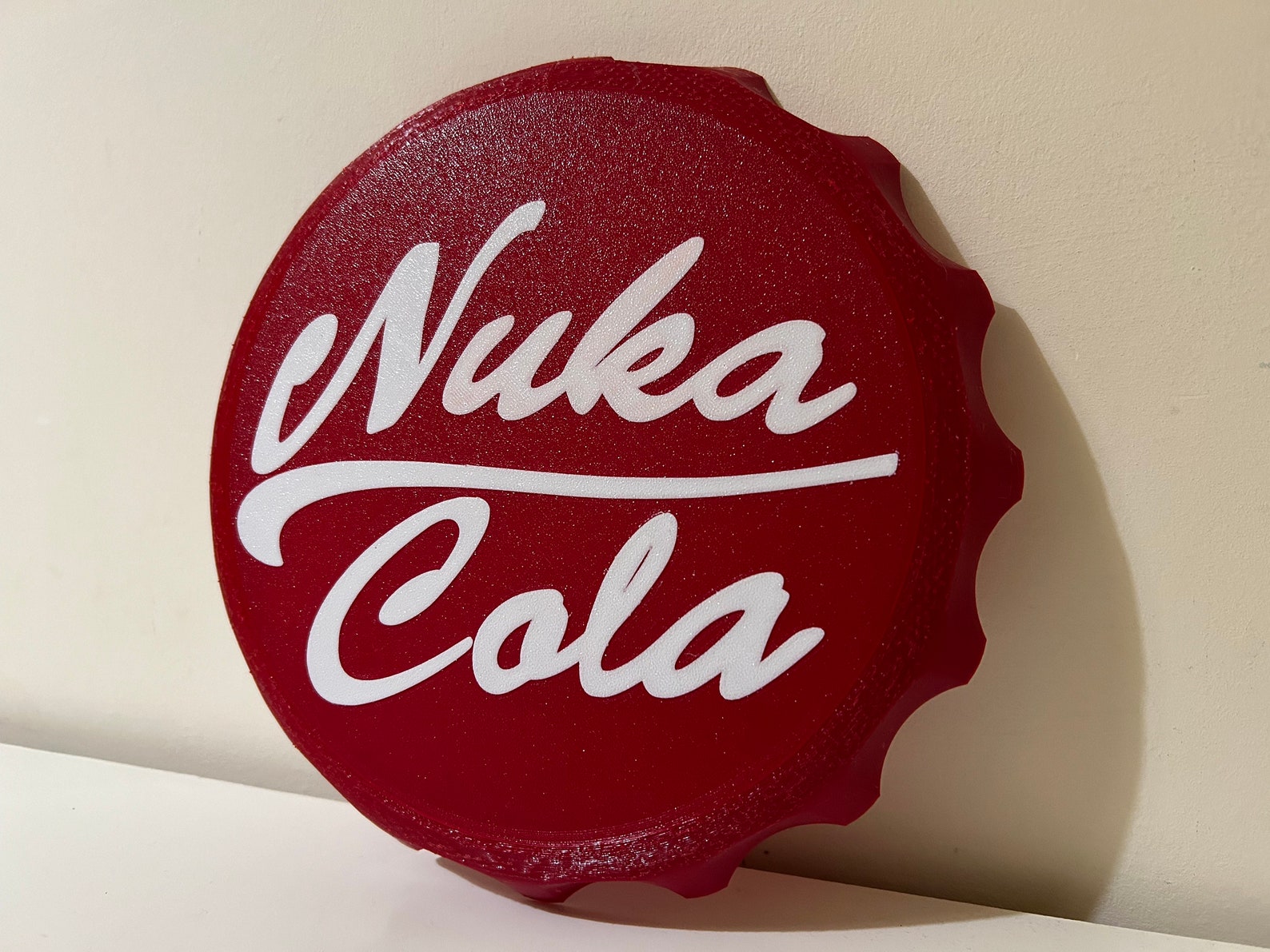 10” Nuka Cola Wall Hanger Bottlecap Fallout Retro Art - Etsy
