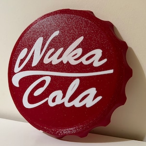 10” Nuka Cola Wall Hanger Bottlecap Retro Art - Etsy
