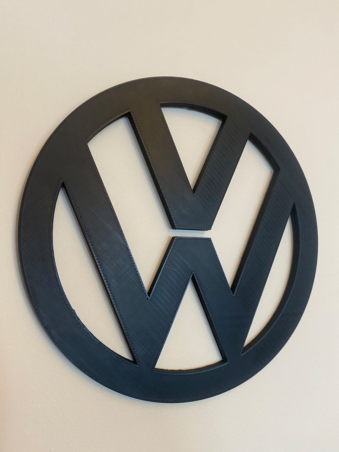 VW Logo Badge 265mm Diameter Wall Art or Carpet Lining Badge - Etsy