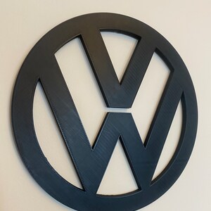 VW Logo Badge 265mm Diameter Wall Art or Carpet Lining Badge - Etsy