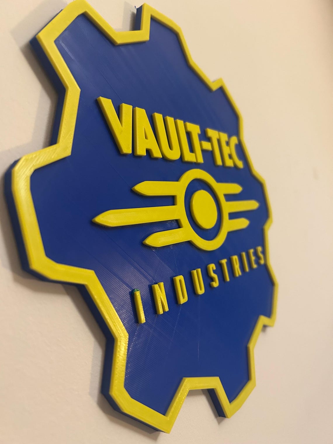10” Vault Tec Wall Hanger Gear Logo Fallout Retro Art - Etsy