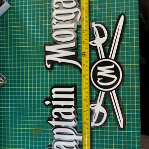 Large 3D Captain Morgans Logo for Bar, Man Cave, Garage 12 Across - Etsy