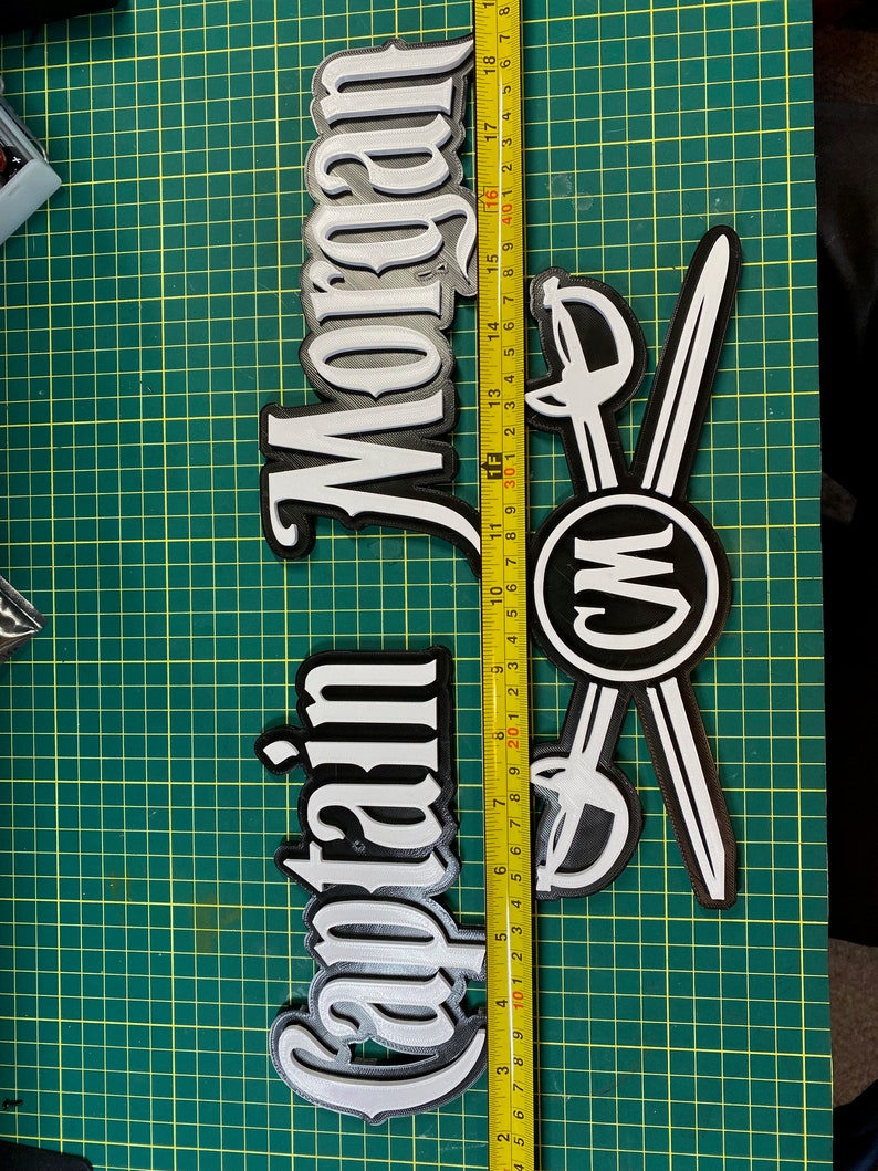 Large 3D Captain Morgans Logo for Bar, Man Cave, Garage 12 Across - Etsy