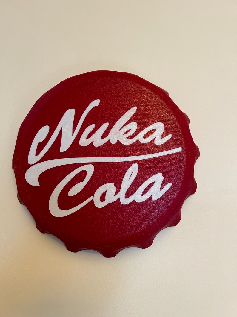 10” Nuka Cola Wall Hanger Bottlecap Retro Art - Etsy