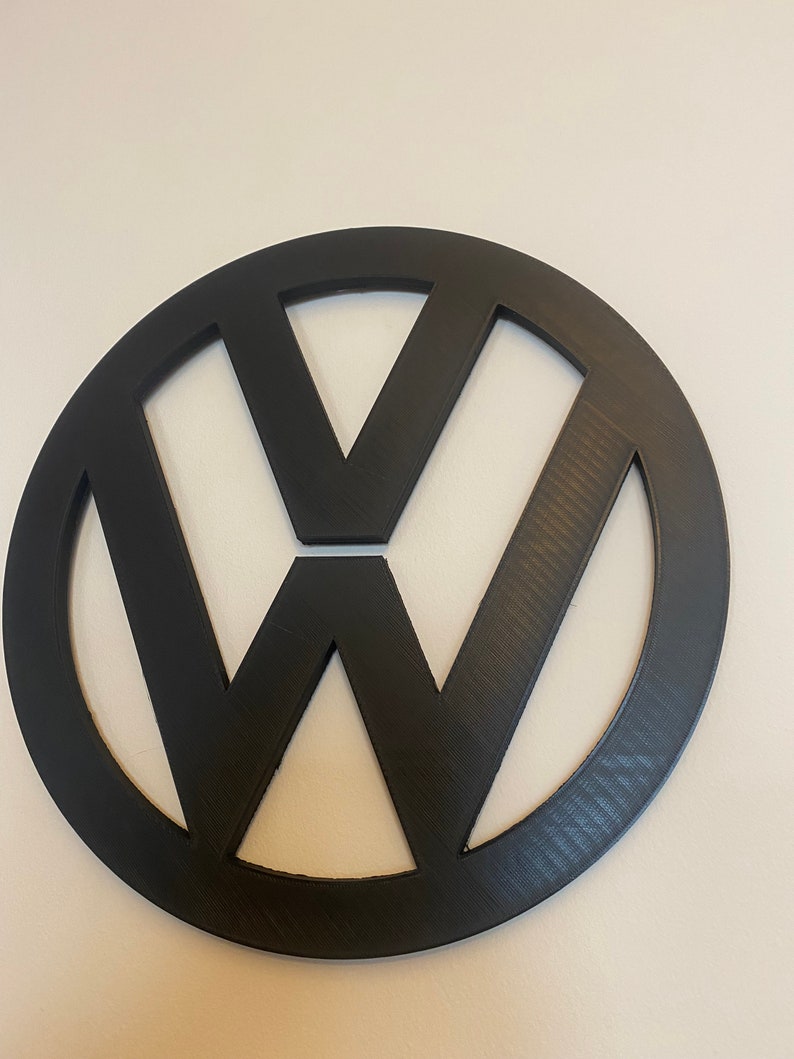 VW Logo Badge 265mm Diameter Wall Art or Carpet Lining Badge - Etsy