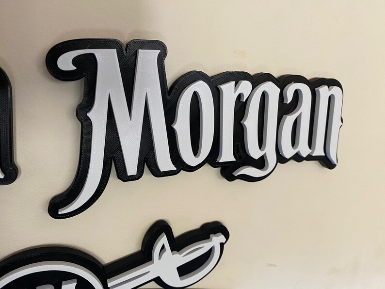 Large 3D Captain Morgans Logo for Bar, Man Cave, Garage 12 Across - Etsy