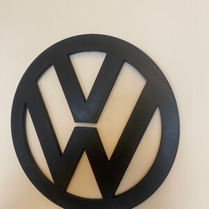VW Logo Badge 265mm Diameter Wall Art or Carpet Lining Badge - Etsy