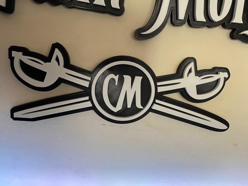 Large 3D Captain Morgans Logo for Bar, Man Cave, Garage 12 Across - Etsy