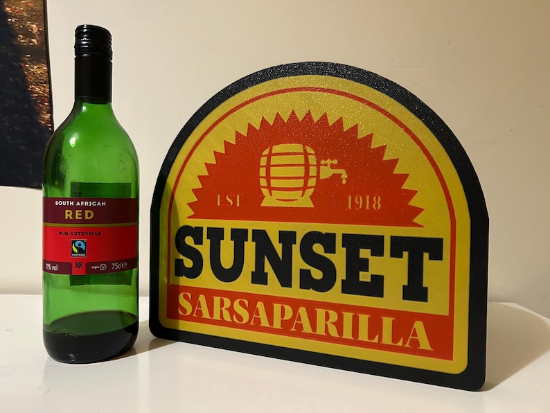 10” Sunset Sarsaparilla LED Lamp Fallout New Vegas - Etsy