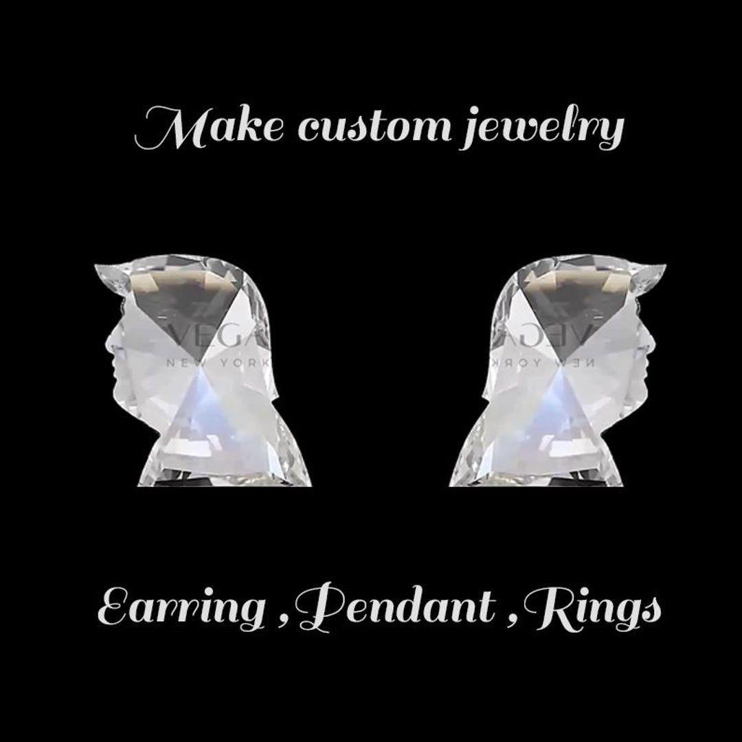 Donald Trump 2025 Diamond Shape Lab Diamond,donald , Trump Diamond for ...