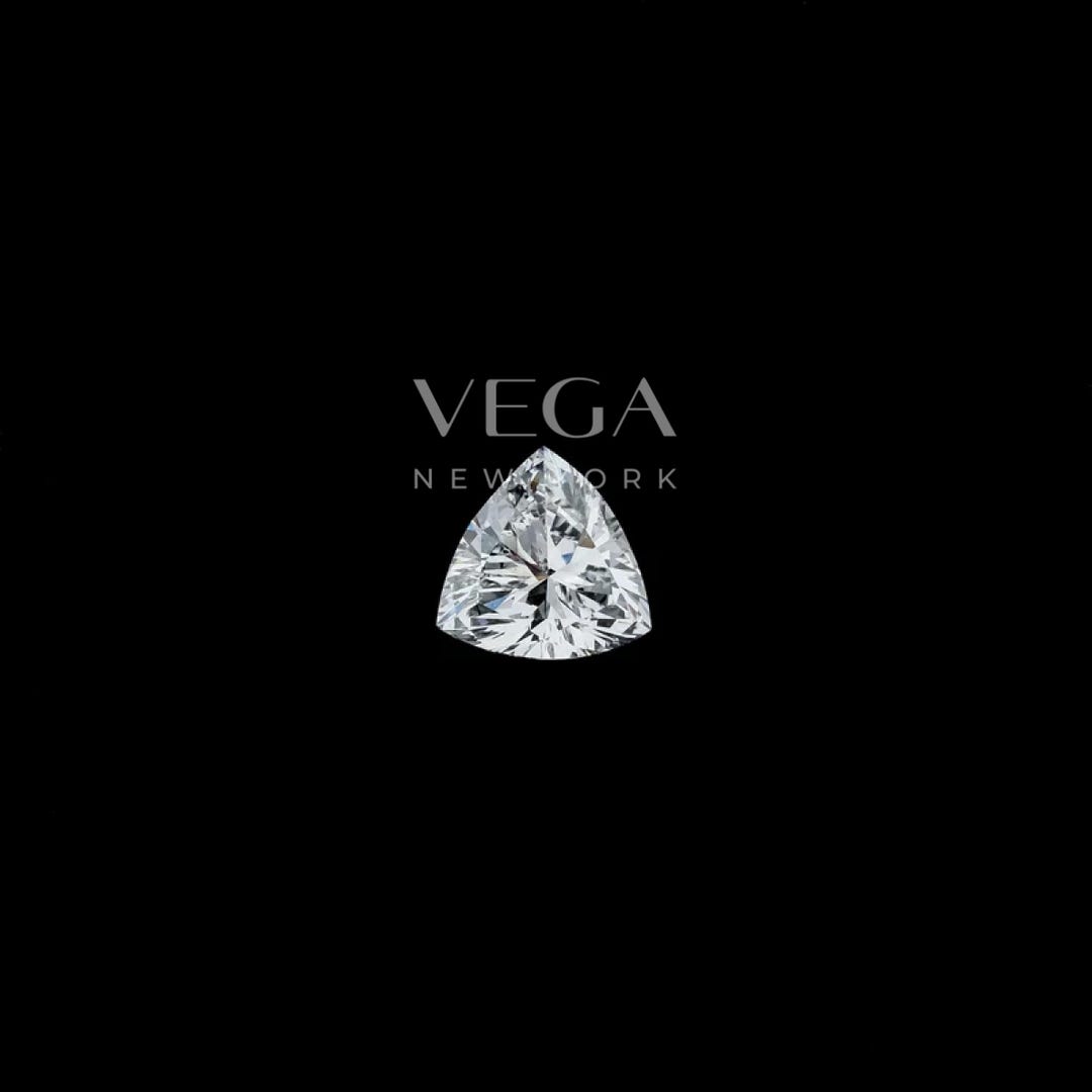 Trillion Cut Lab Grown Diamond, IGI Certified Trilliant Shape Lab ...