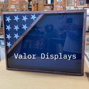 Shadowbox (one Flag), Flag Display, Military Shadow Box, Air Force ...