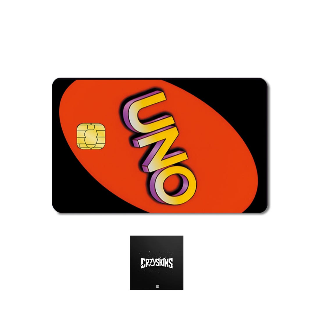 Debit Card Skin Uno Skin for Debit Cardfun Skins for Debit Card - Etsy