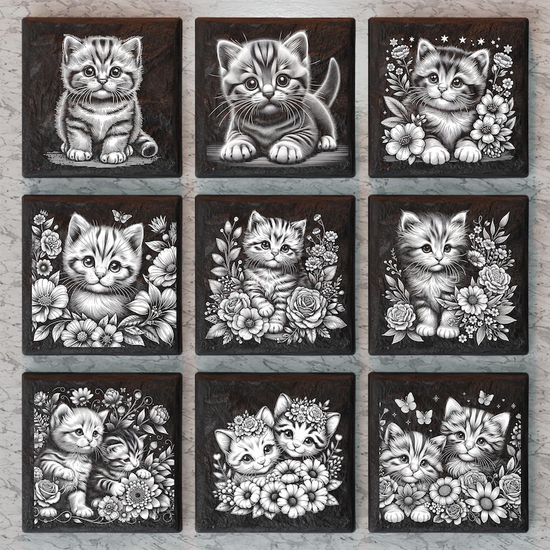 Cat Slate Laser Engrave - Etsy