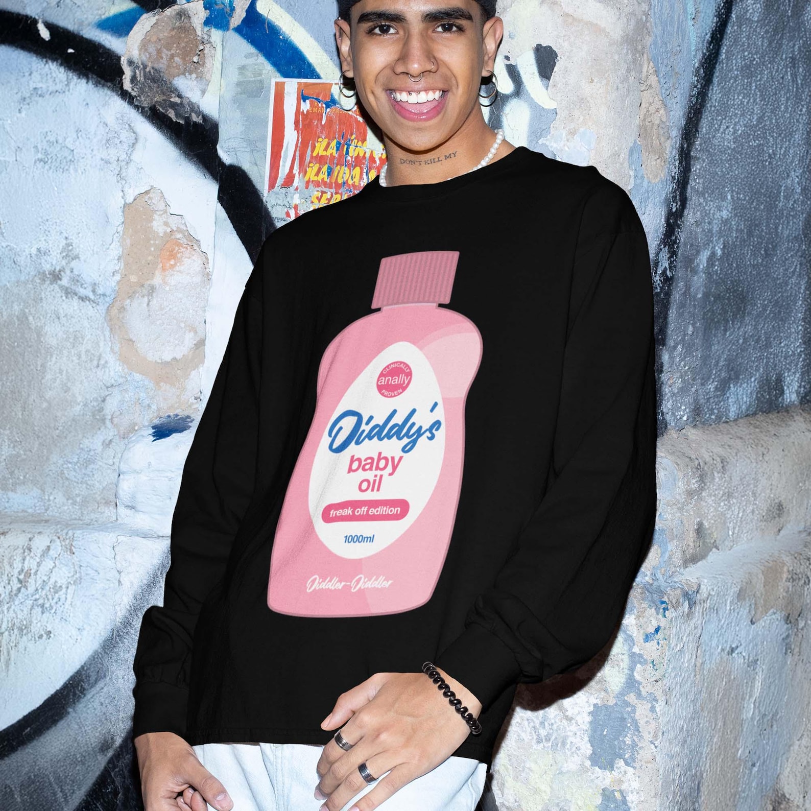 Diddy's Baby Oil, Funny Unisex T-shirt, Men's Shirts, Women's T-shirt ...