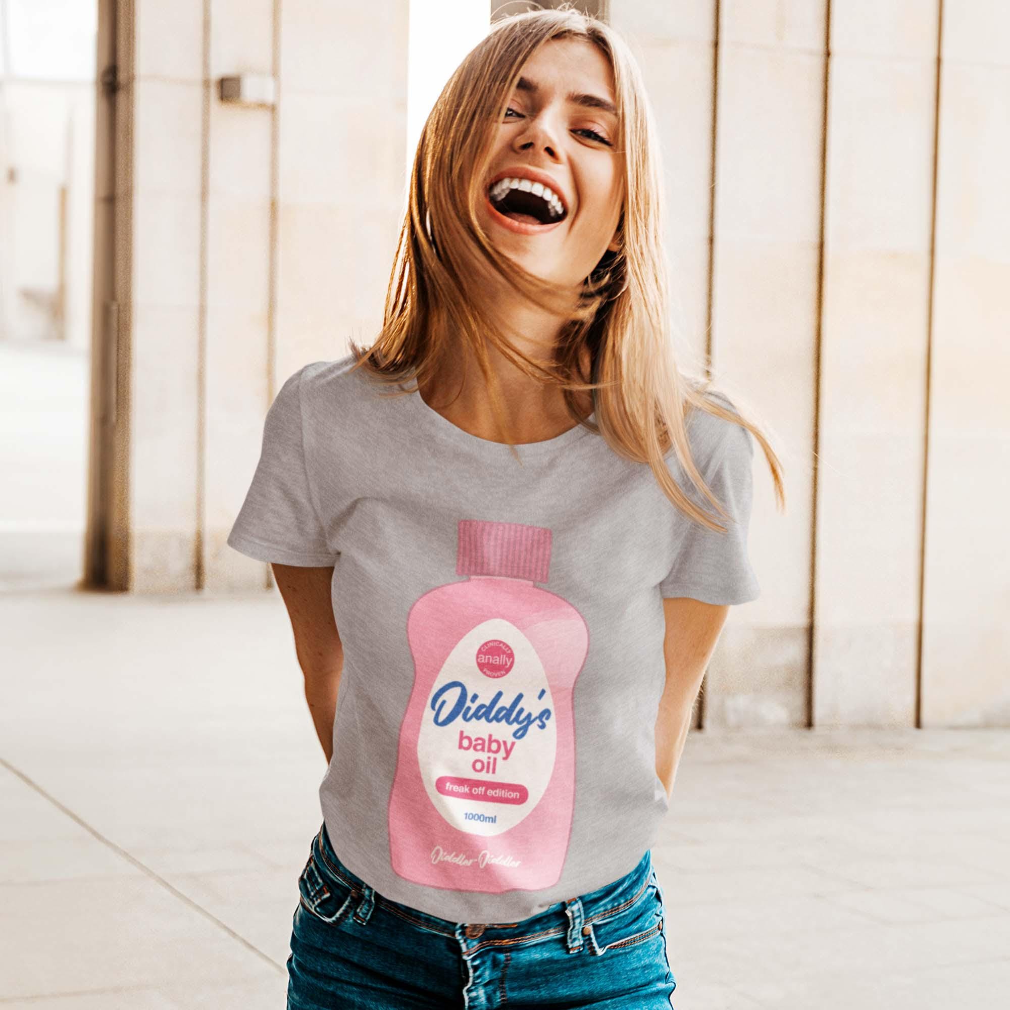 Diddy's Baby Oil, Funny Unisex T-shirt, Men's Shirts, Women's T-shirt ...
