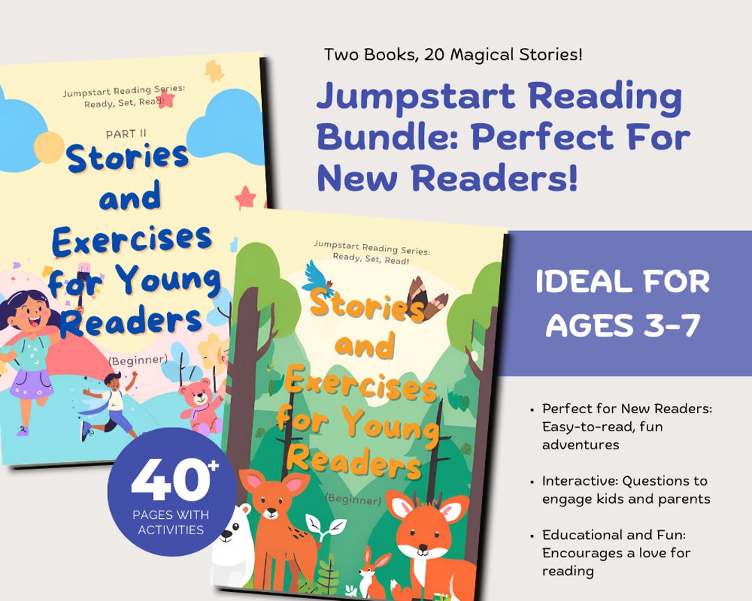 20 Short Stories With Questions for Kids: Reading Ebook Bundle (ages 3 ...