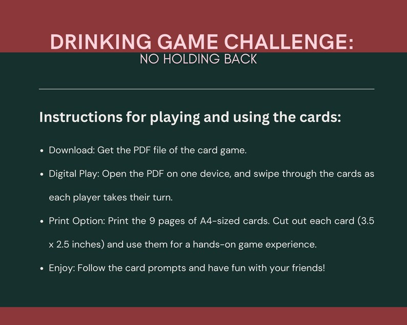 Spit or Spill Drinking Card Game, Truth or Dare Games, Truth or Drink ...