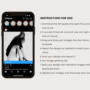 4 Slide Carousel Template | for Social Media Influencers and ...
