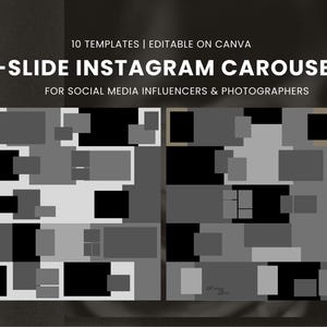 Instagram Carousel Template: 5-slide Canva Layout (digital Download ...